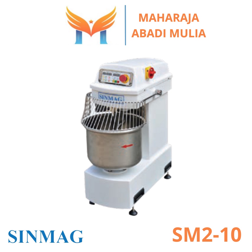 Jual Spiral Mixer 10 Liter Sinmag Sm2-10 Mixer Roti 10kg Adonan ...