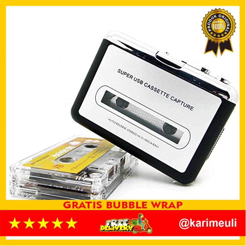 Jual Ezcap Konverter Kaset Tape USB Cassette Capture MP3 Player - EC007 | Shopee Indonesia
