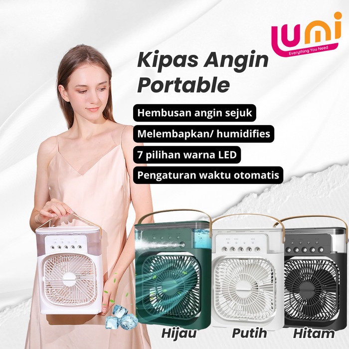 Jual Air Cooler Kipas Angin Pendingin Mini Kecil Praktis | Shopee Indonesia