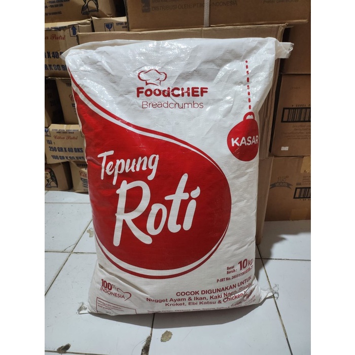 Jual Tepung Roti Bread Crumbs Food Chef 10 Kg | Shopee Indonesia