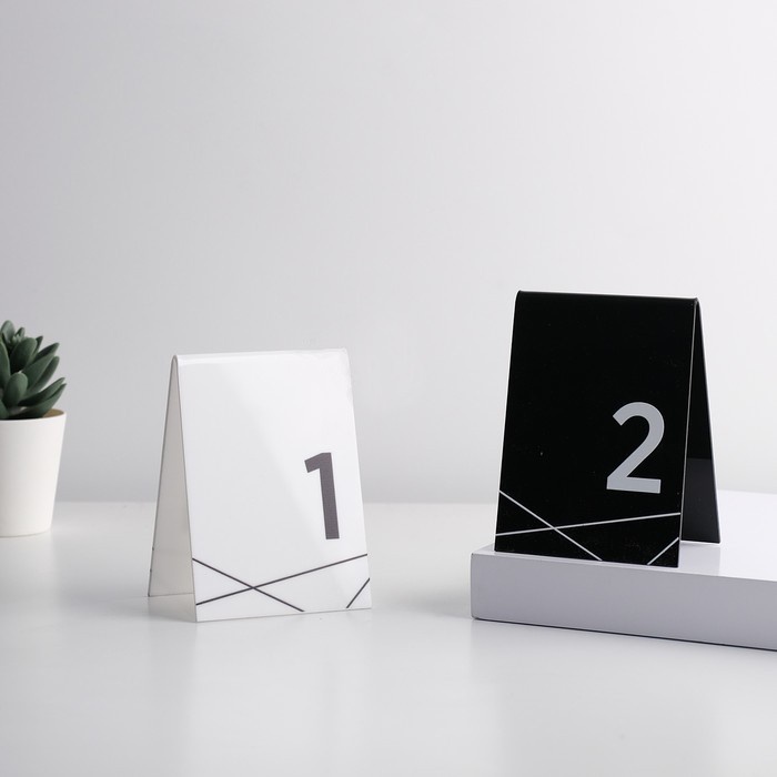 Jual Luxury Nomer Meja Akrilik Print UV - Acrylic Nomor Resto Cafe ...