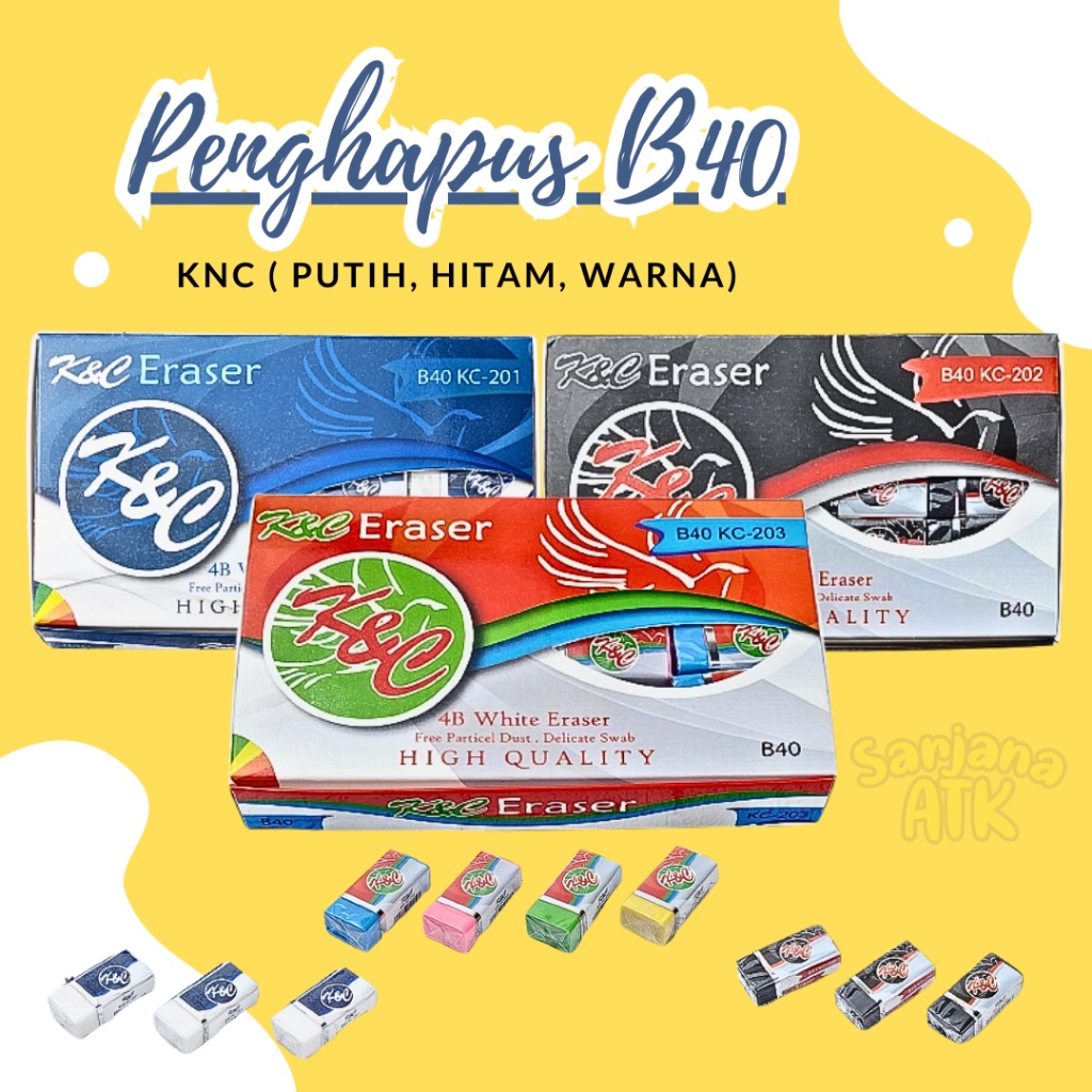 Jual Penghapus Stip Eraser Pensil ESELON PARKO dan K&C Kecil B40 ...