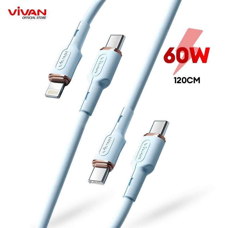 Jual [ VSCC120S / VSCL120S ]- VIVAN Kabel Data Silikon Data Cable Type ...