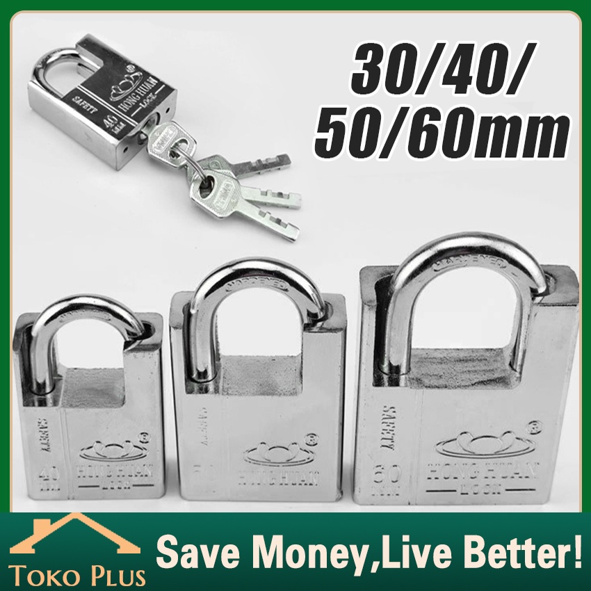 Jual Gembok Jaket Anti Gunting Maling 60mm/50mm/40mm/30mm / Uncuttable ...