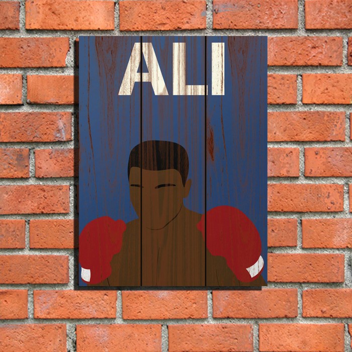 Jual Poster MUHAMMAD ALI Hiasan Dinding Poster Kayu Pajangan Tembok - 8 ...