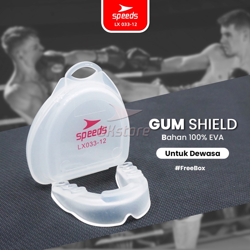 Jual SPEEDS Gamsil Gumshield Pelindung Gigi Mulut Mouthguard Gum Shield ...