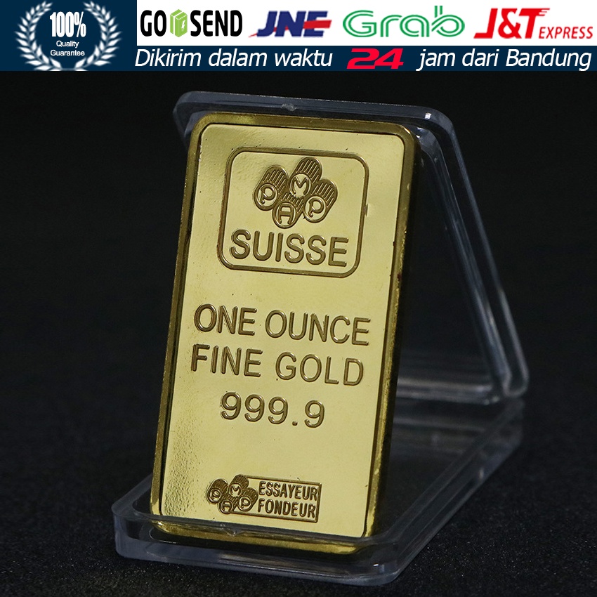 Jual Tiruan Emas Batangan / Replika Logam Mulia Emas / Batangan Gold ...