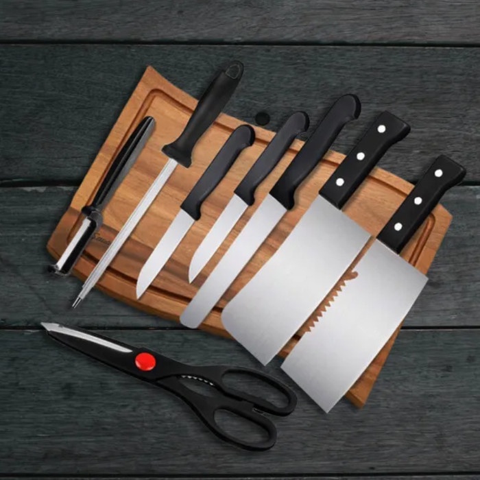 Jual Set Pisau Dapur isi 8 pcs 1068-Pisau Set 8 Pcs kitchen knife set ...