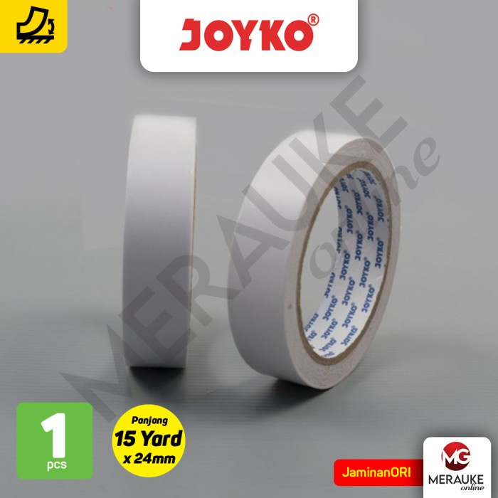 Jual Double Tape JOYKO 1 inch / 24 mm x 15 Yard Blue Core | Shopee ...