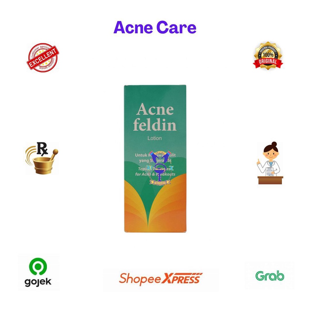 Jual ACNE FELDIN LOTION 110ML (Apotek Ebenezer) | Shopee Indonesia