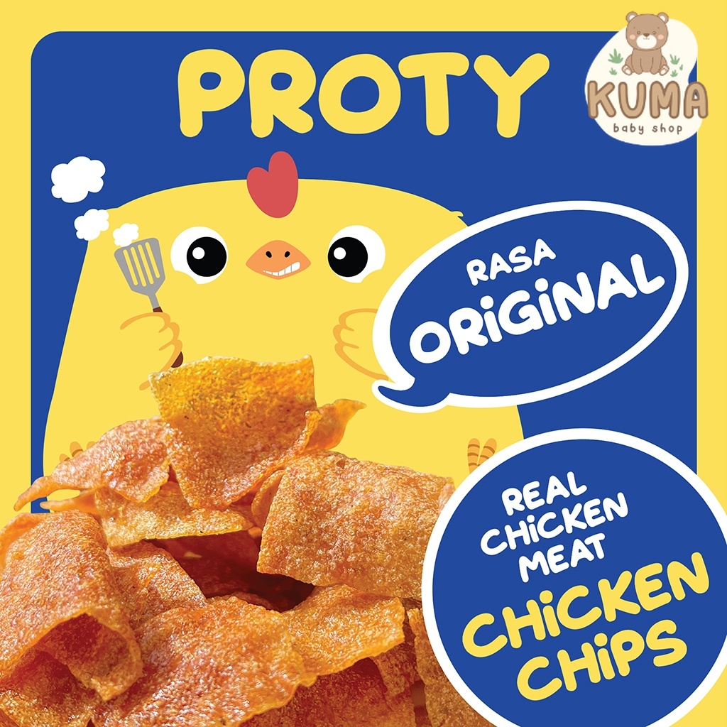 Jual PROTY Chicken Chips Original (1) - Keripik Daging Ayam Krispi ...