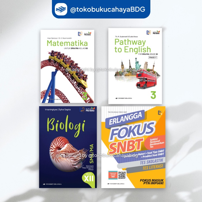 Jual Buku Erlangga SMA Kelas 12 K Merdeka Matematika Pathway Biologi Sejarah bahasa Indonesia ...