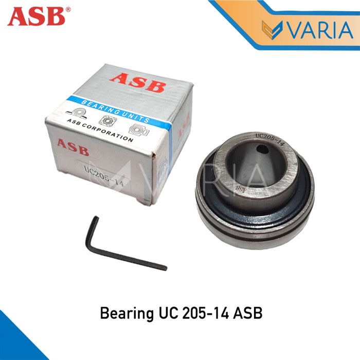 Jual Bearing UC 205-14 ASB As 22.225 mm 7/8 Inch Laher Insert Pillow Block | Shopee Indonesia
