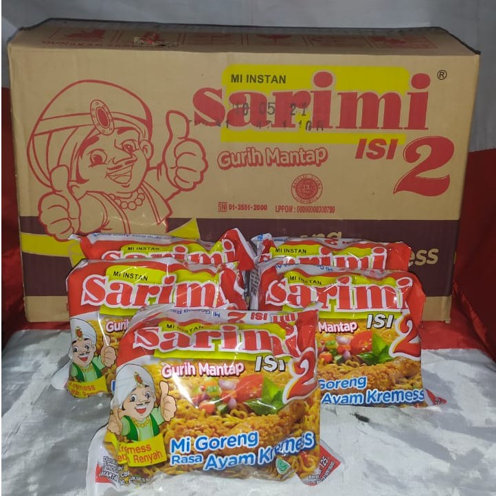 Jual Sarimi Isi 2 AYAM KREMES 1 dus isi 24 I MIE INSTAN SARIMI MAKANAN ...