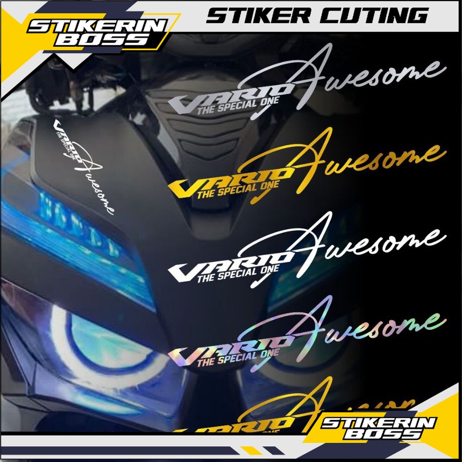 Jual Stiker Keren Motor Vario Awesome Signature Sticker Cutting Variasi ...
