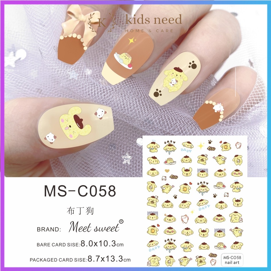 Jual Stiker Kuku Sanrio/Sticker Kuku Cinamoroll Kuromi Melody Anak ...