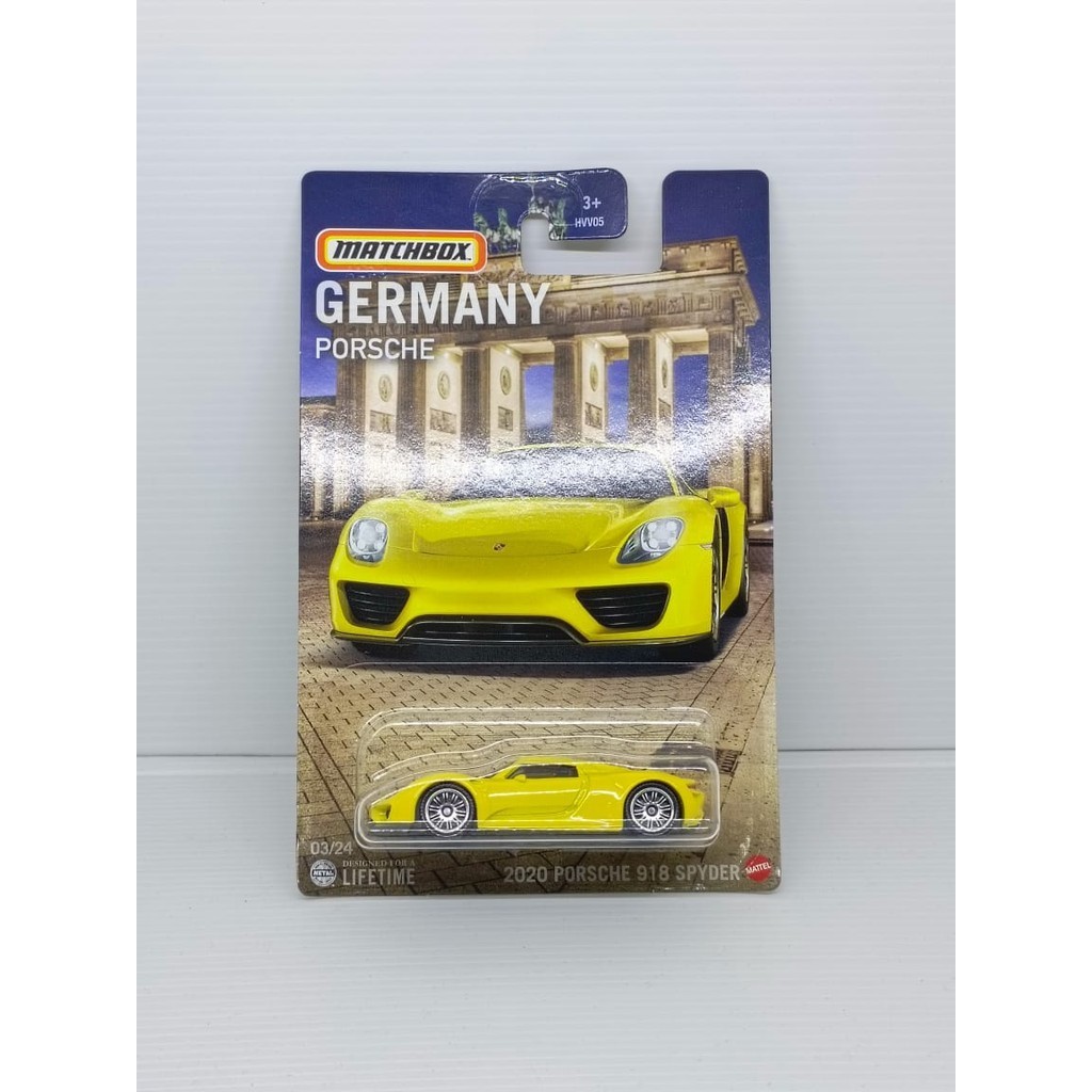 Jual Matchbox Germany 2024 2020 Porsche 918 Spyder | Shopee Indonesia