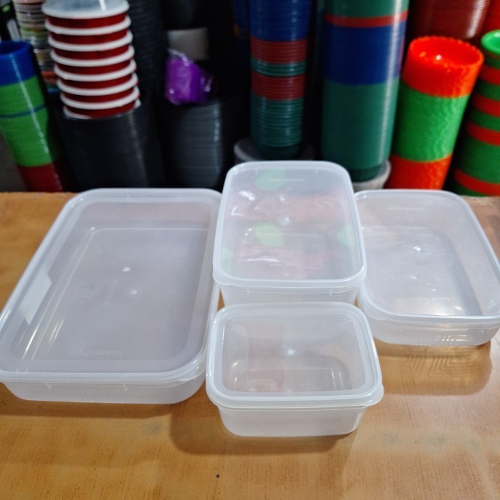 Jual wadah plastik kotak natural pack 3500ml, 1900ml,1700ml ,900ml ...