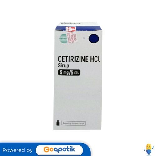 Jual Cetirizine Hcl Promed 5 Mg/5 Ml Syrup 60 Ml | Shopee Indonesia