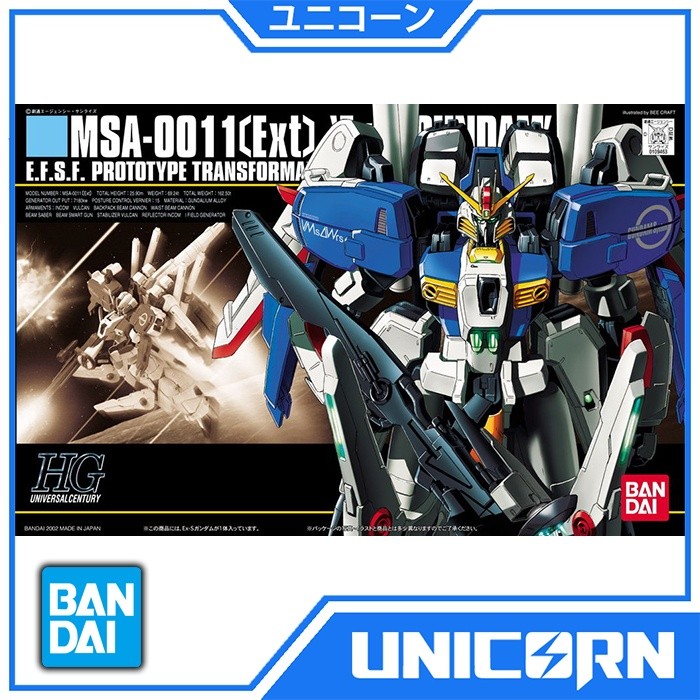 Jual HGUC Ex-s 1/144 Gundam Original Bandai HG Ex-S MSA-0011 | Shopee Indonesia