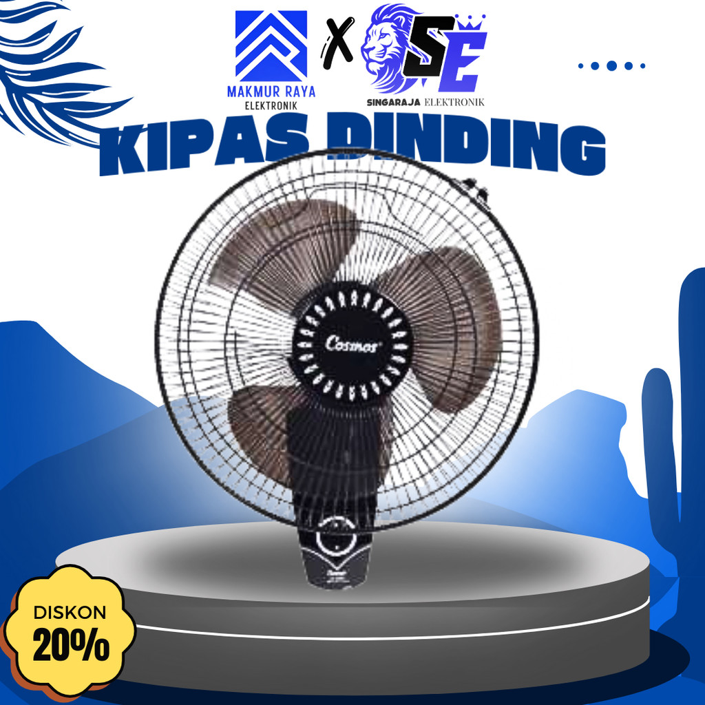 Jual COSMOS Kipas Angin Dinding/Wall Fan 16 Inch (16") 16-WFO | Shopee ...