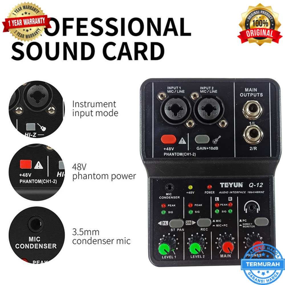 Jual Sound Card Usb Mini Free Mk External Profesional Soundcard ...