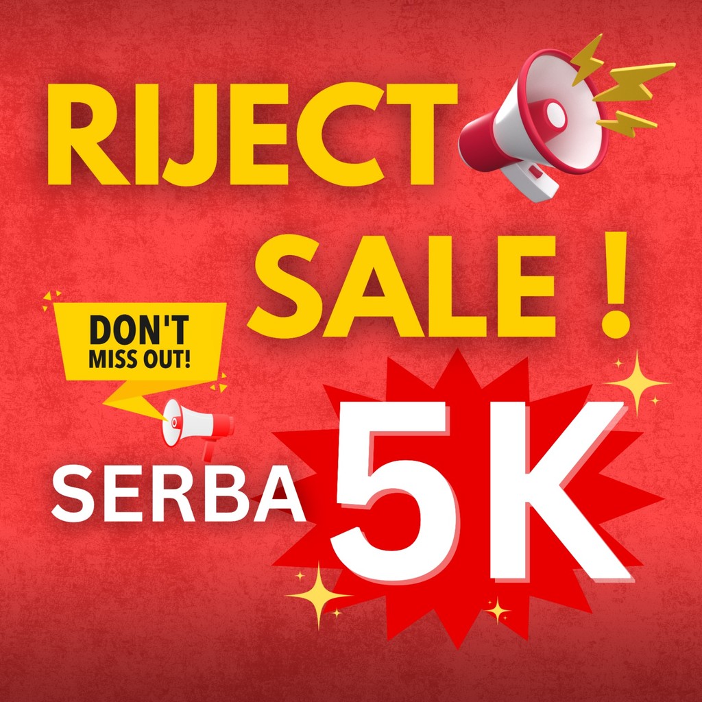 Jual PROMO CUCI GUDANG Barang Reject Produk Defect Layak Pakai Sale ...