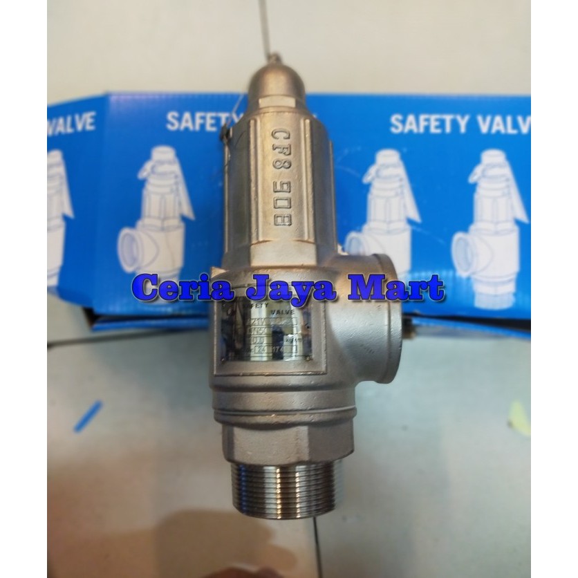 Jual Safety Valve Stainless 2 " inch / Safety Relief Valve 2 " inchi SS ...