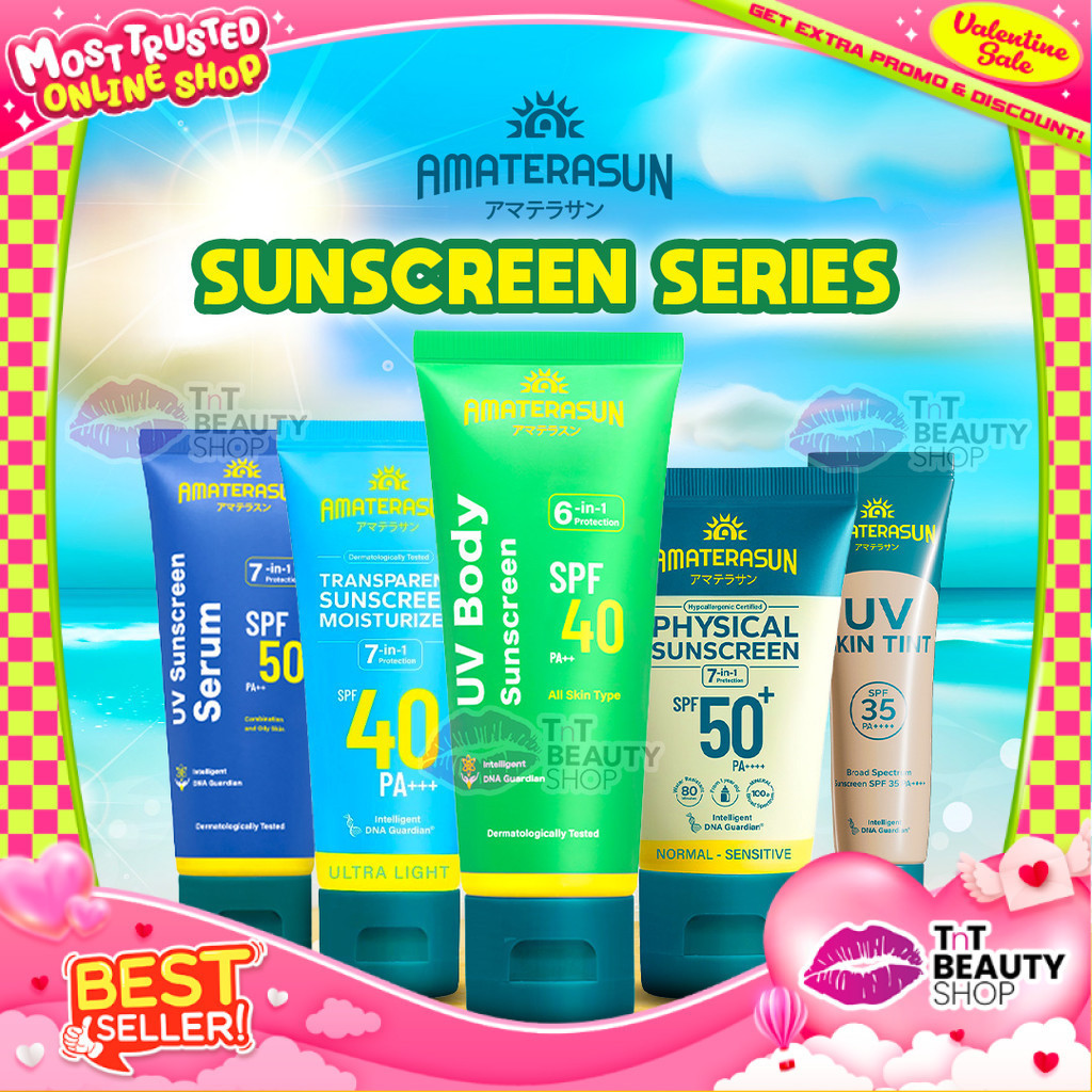 Jual [BUNDLING] Amaterasun Physical Sunscreen SPF 50+ PA++++ - 30gr ...
