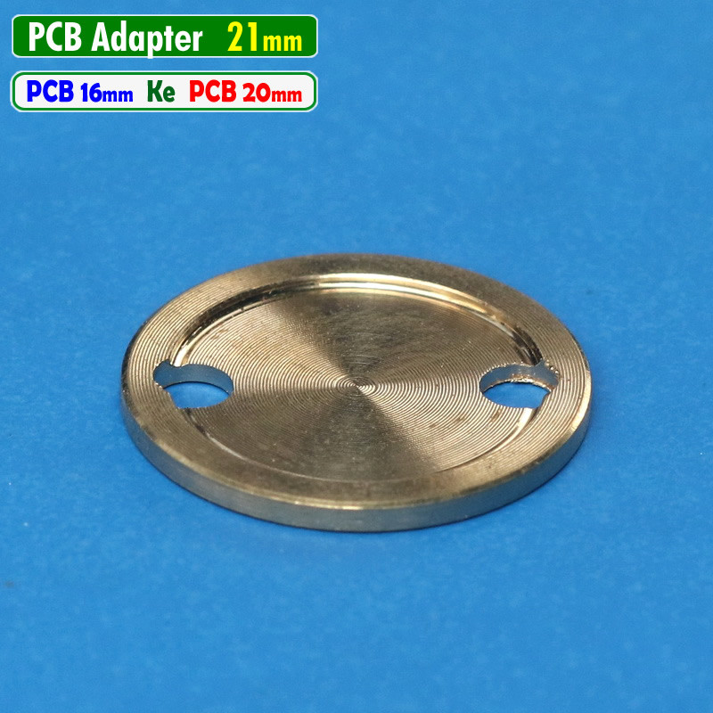 Jual Adapter PCB Led 16mm ke 20mm Konverter Plat Tembaga Bulat 21mm ...