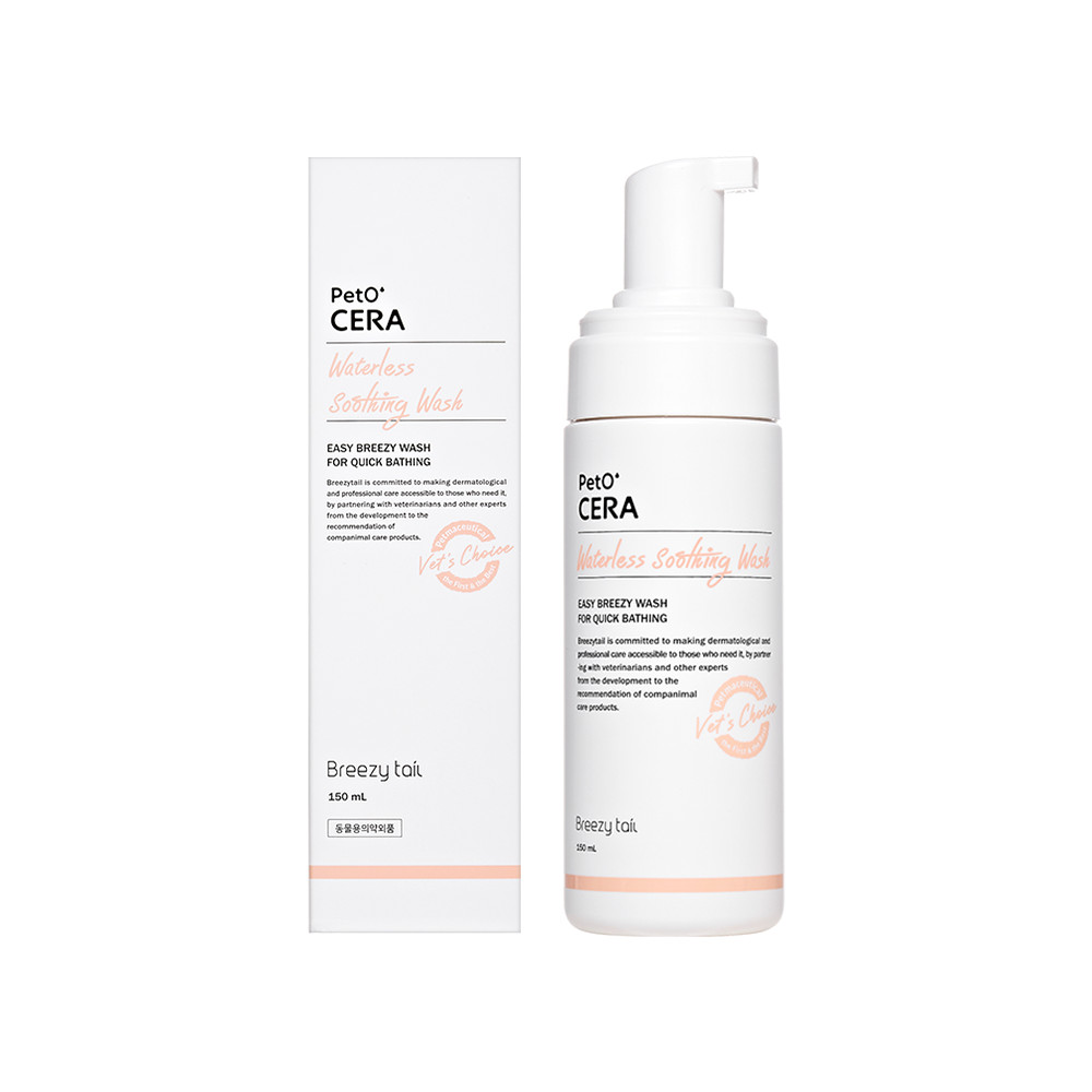 Jual Breezy Tail Petocera Waterless Soothing Wash 150ml | Shopee Indonesia
