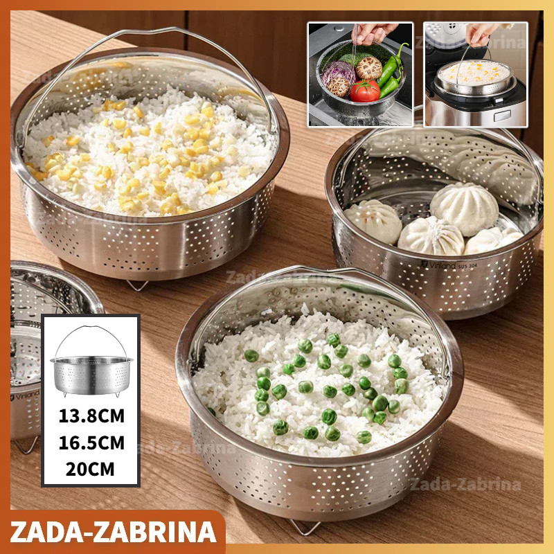 Jual ZADA Keranjang Steamer Bahan Stainless Steel / Tatakan Kukusan ...