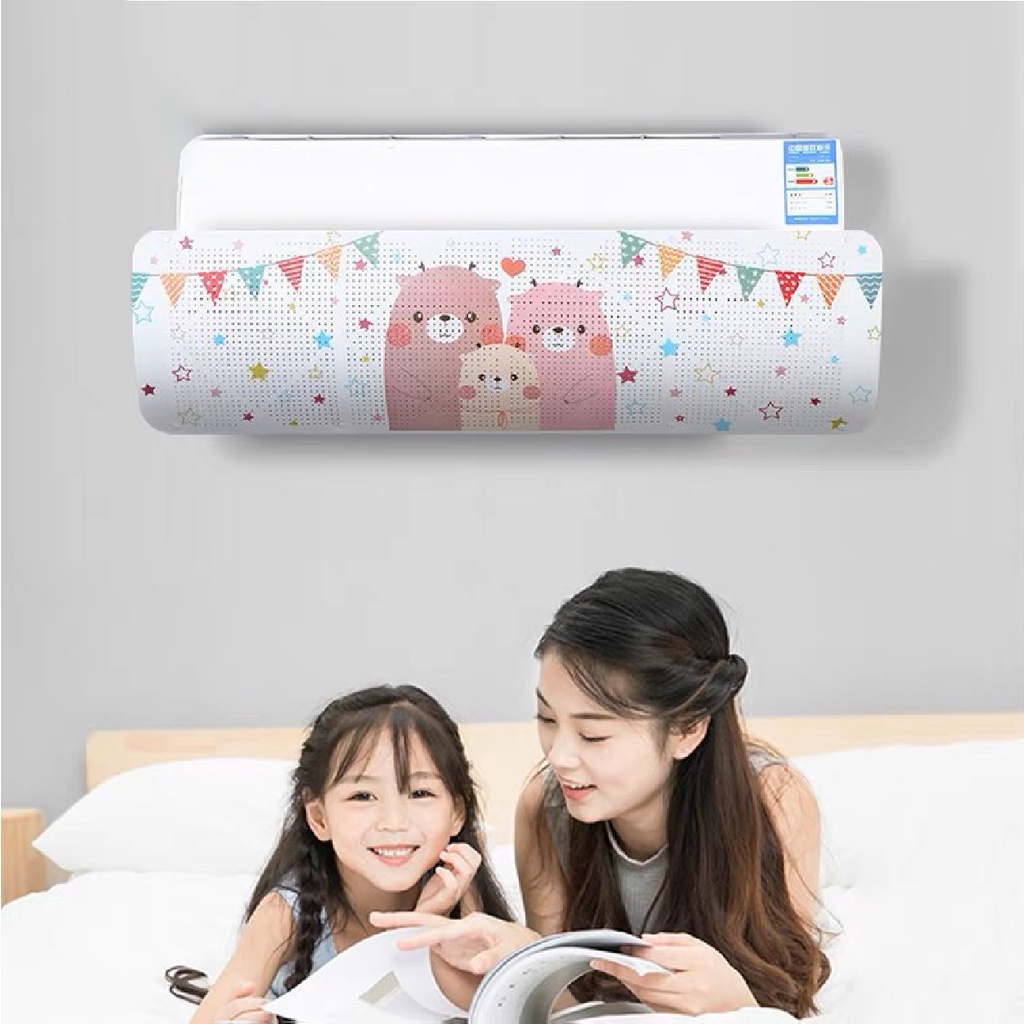 Jual KS Talang AC Motif Reflektor AC Cover Penutup Penahan Hembusan ...