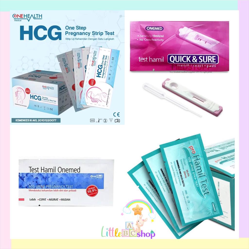 Jual Alat Test Kehamilan Onemed/ Test Pack One Health | Shopee Indonesia
