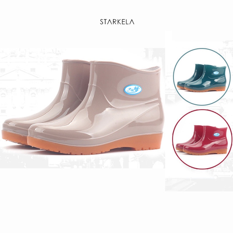 Jual Sepatu Boots Tabung Pendek Tahan Hangat Dan Tahan Aus Wanita Air ...