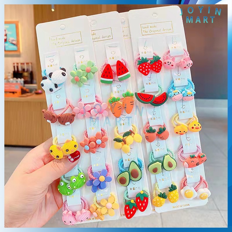 Jual 10PCS / SET IKATAN RAMBUT KOREA ANAK ICON KARAKTER LUCU / IKAT ...