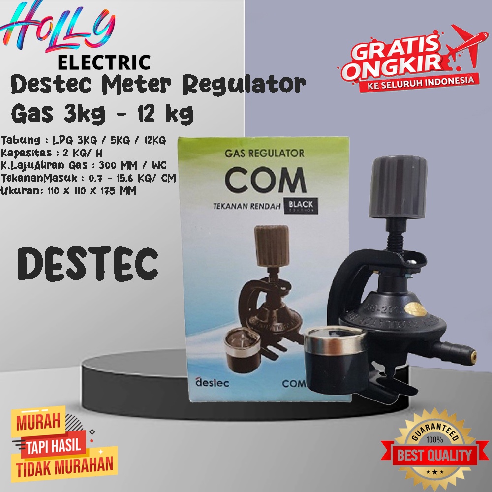 Jual Destec Meter Dan Non Meter Regulator Kompor Gas Com 3 kg - 12 kg ...