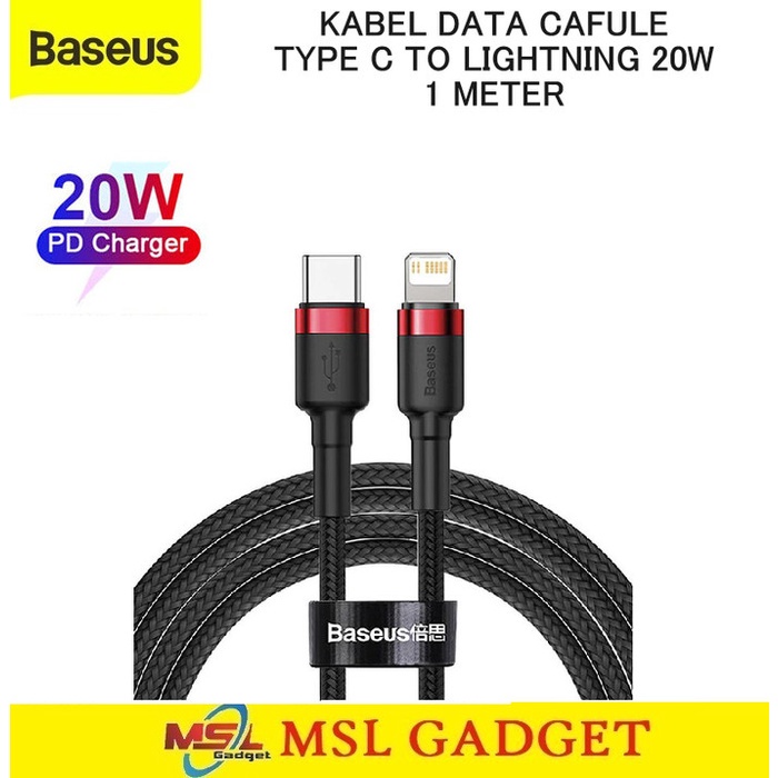 Jual Baseus Kabel Data iPhone Type C to Lightning PD Fast Charging ...