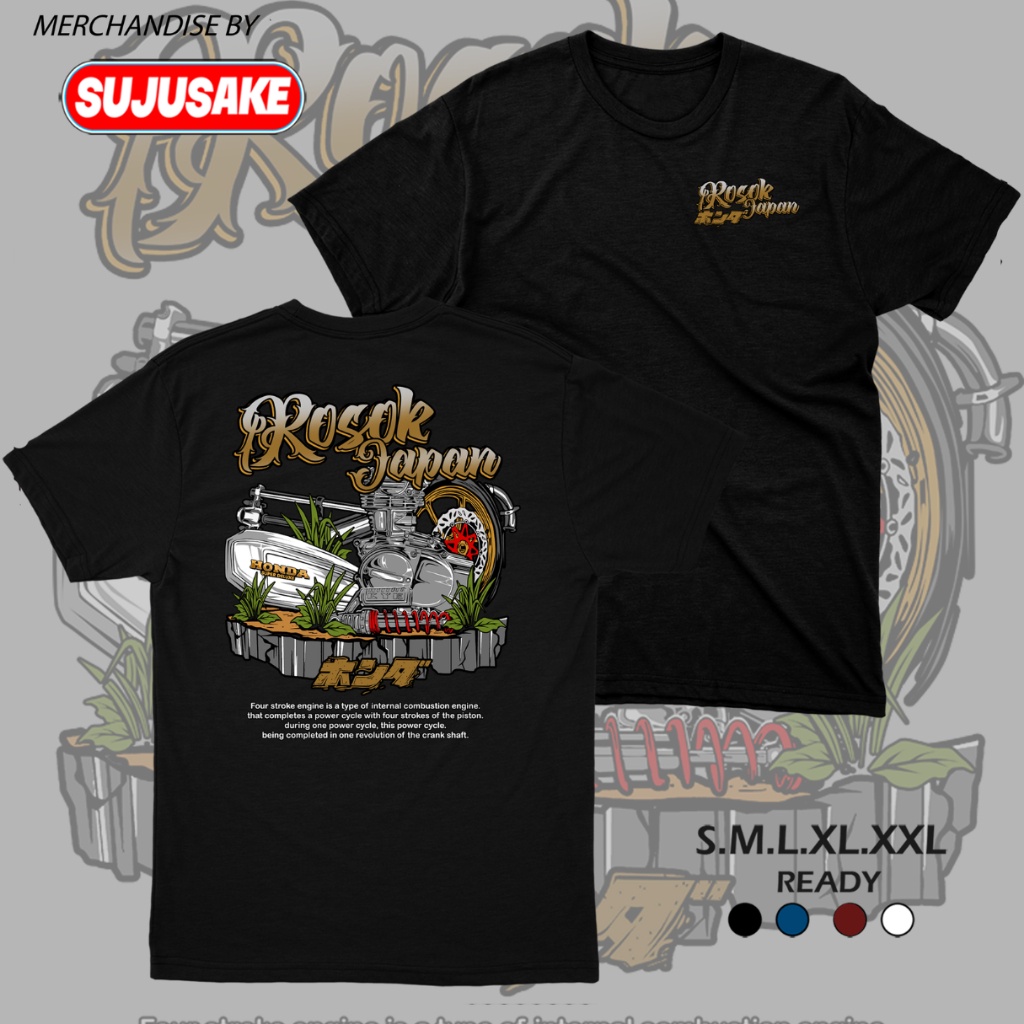Jual Baju Kaos Atasan Motor Honda Classic Cb Gl 100 Cepek G100 Cepek ...