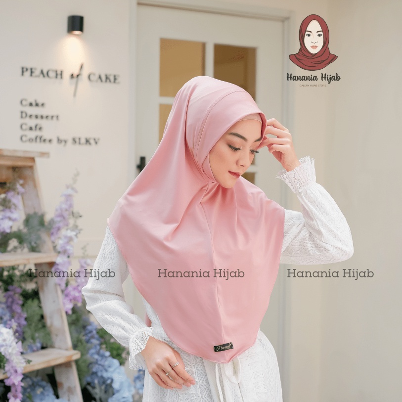 Jual Jilbab Instan Yura Bergo Dagu Malay Jersey Premium Hijab Malaysian Dagu | Shopee Indonesia