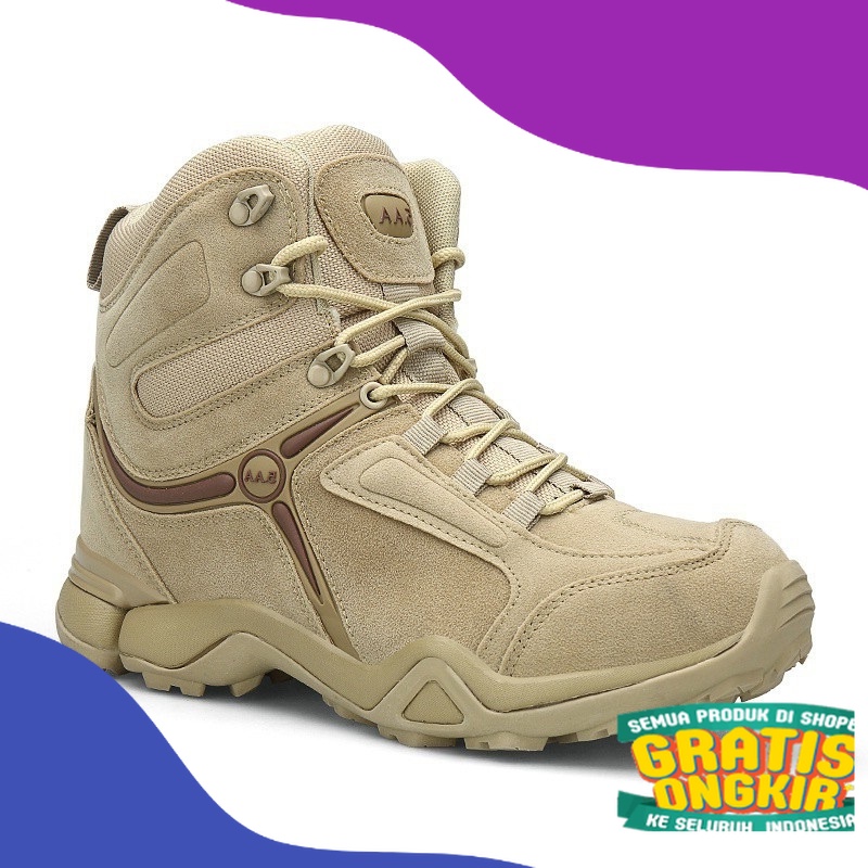 Jual Sepatu Safety Pria Tactical 5AA Satpol pp Polisi Tni Pdl Hiking ...