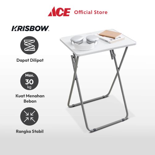 Jual Krisbow Meja Lipat Personal - Putih | Shopee Indonesia
