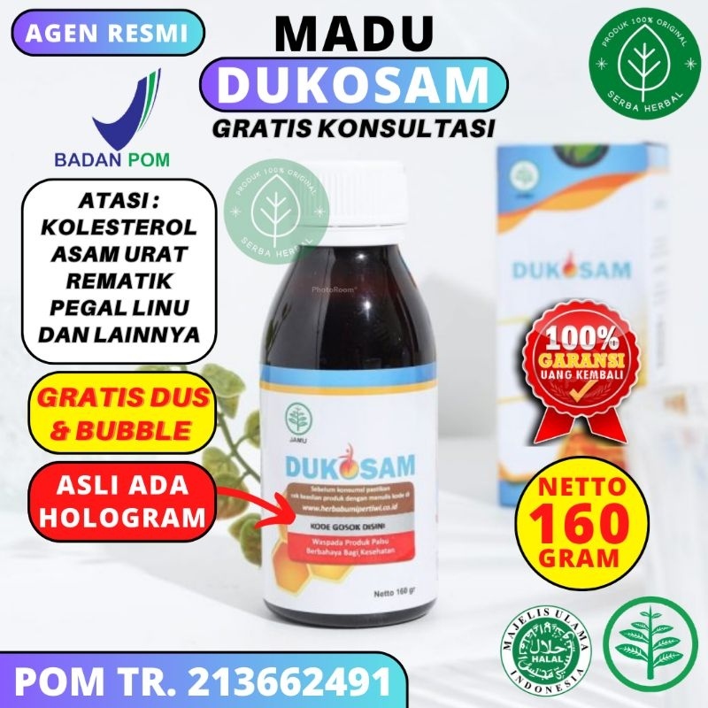 Jual MADU DUKOSAM ORIGINAL 100% ATASI ASAM URAT REMATIK NYERI SENDI DAN ...