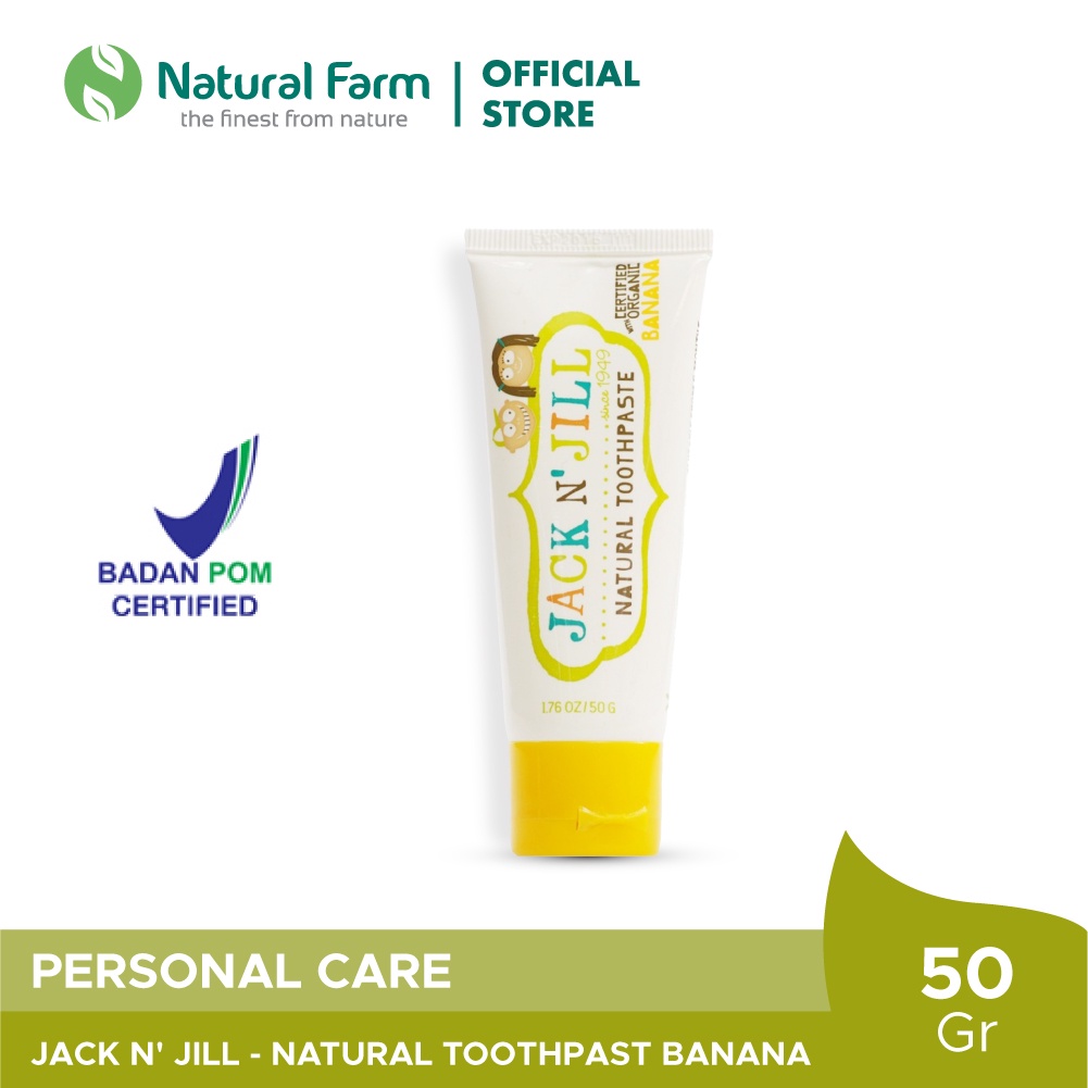 Jual Jack N' Jill Natural Toothpaste Banana 50gr | Shopee Indonesia