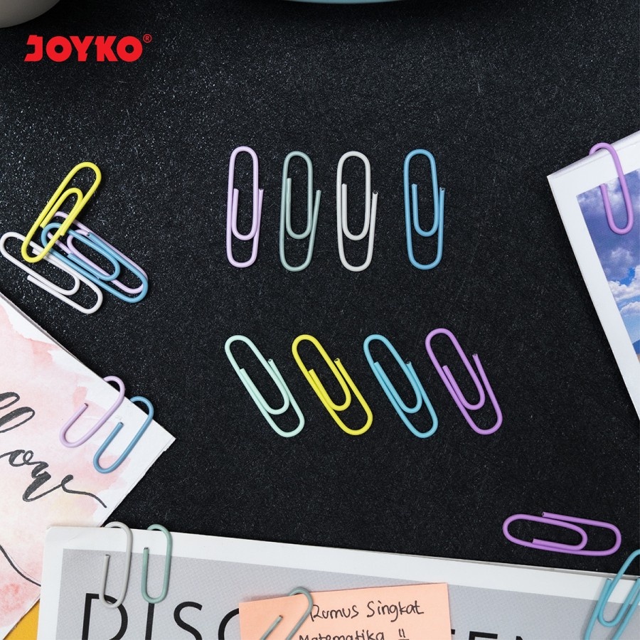 Jual PAPER CLIP WARNA JOYKO | PENJEPIT KERTAS | PAPER CLIP WARNA | 1 ...