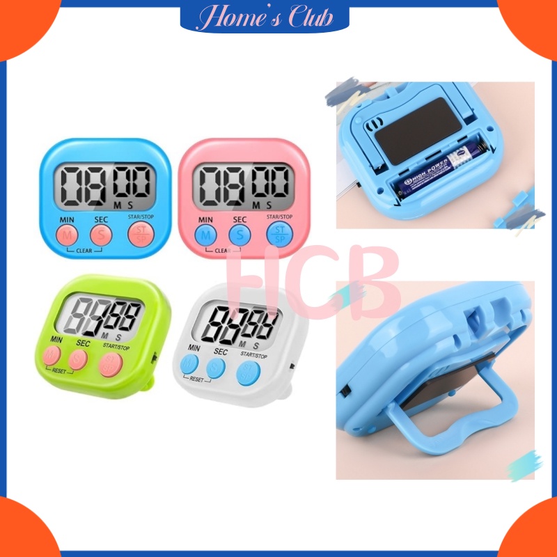 Jual HCB Digital Timer Kitchen / Alarm Stopwatch Dapur Masak / Mini Lcd ...
