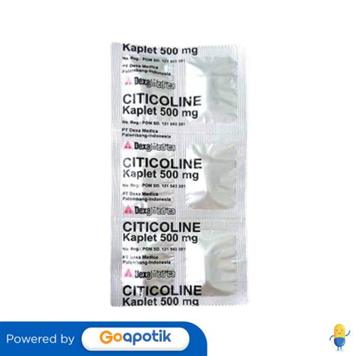 Jual Citicoline Ogb Dexa Medica 500 Mg Strip 6 Kaplet | Shopee Indonesia