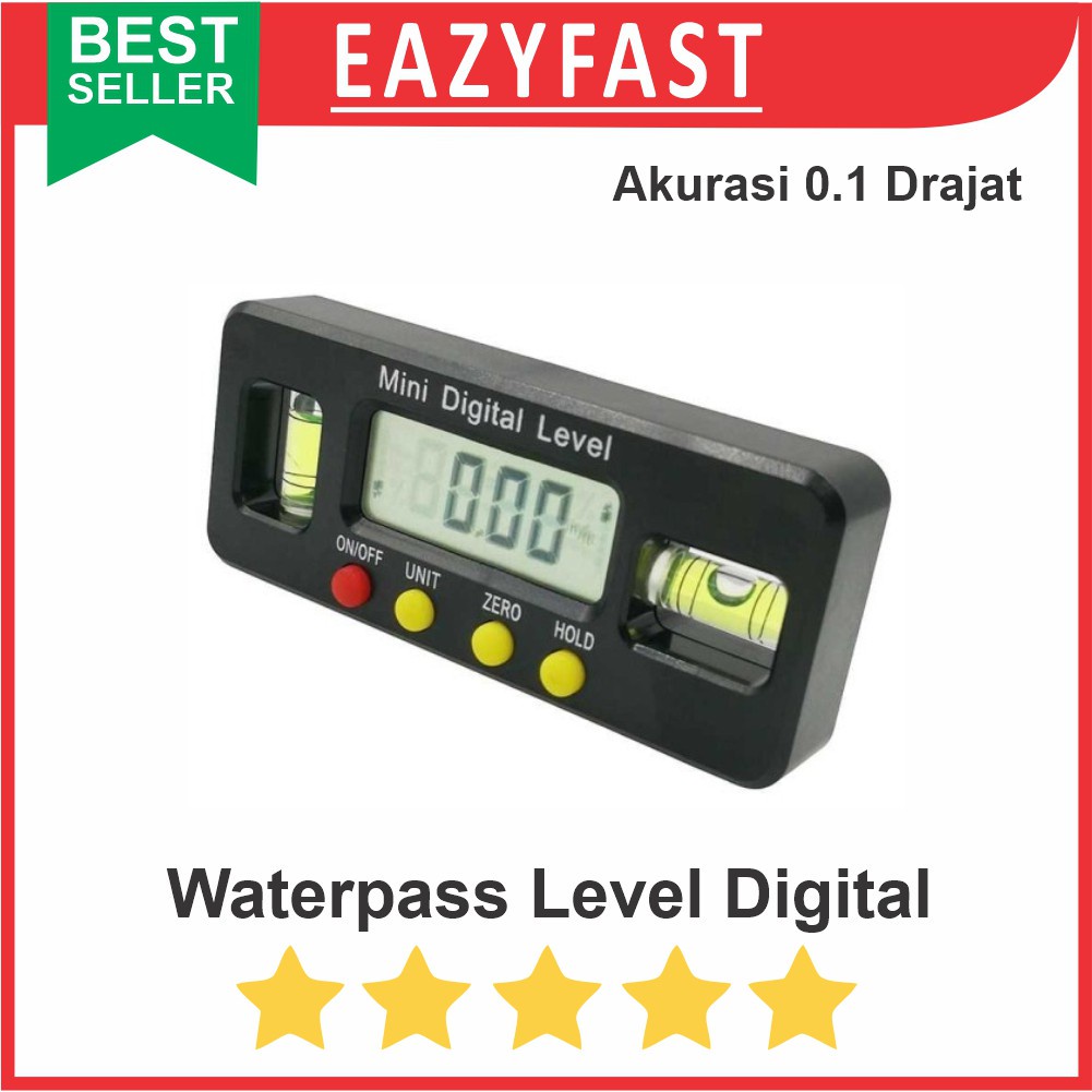 Jual Alat Ukur Kemiringan Digital Inclinometer Level Waterpass Aligner ...