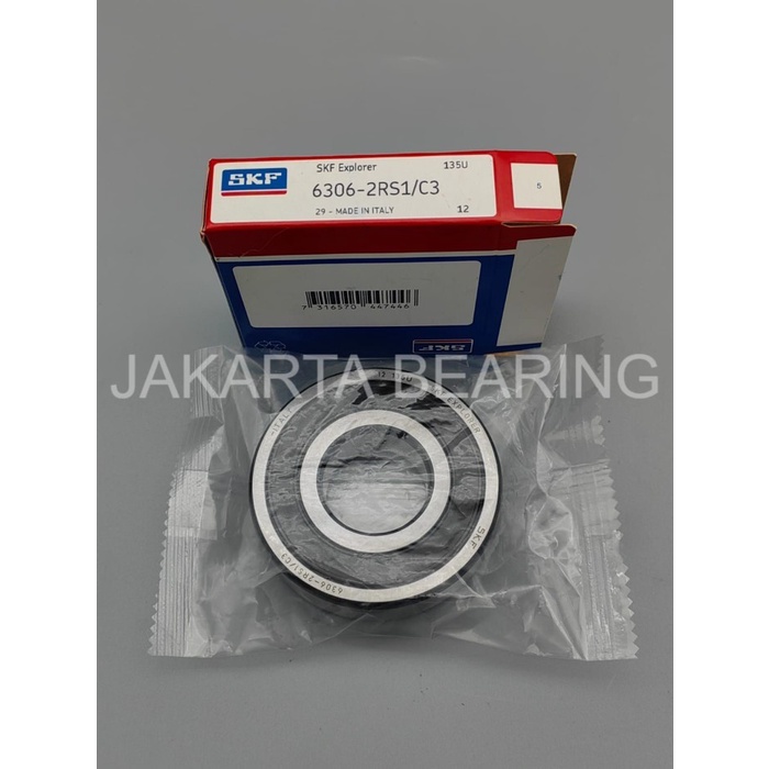 Jual Ball Bearing SKF 6306 2RS1 C3 ORIGINAL | Shopee Indonesia