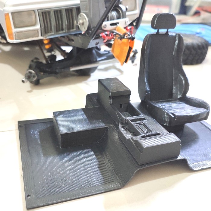 Jual Floor Deck Interior RC Hardbody Cherokee XJ Commanche Scale 1/10 ...